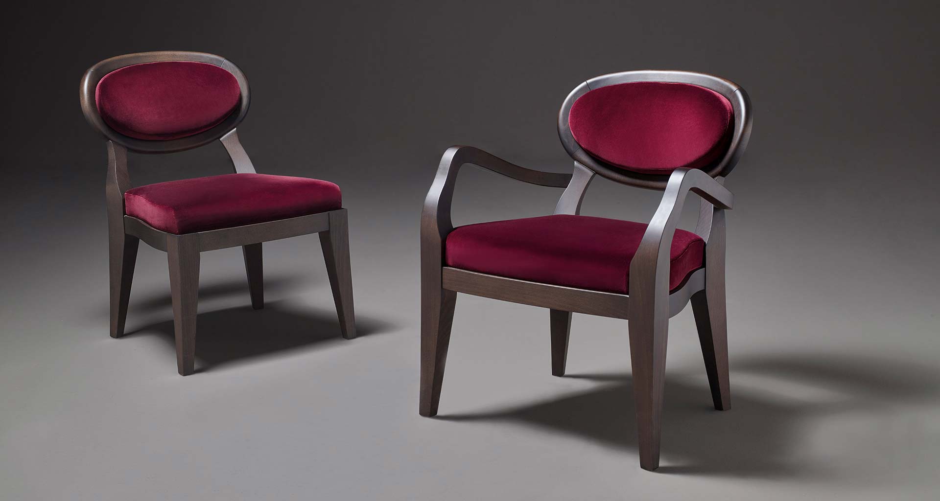 Promemoria | Amina: Beech and Fabric Chair