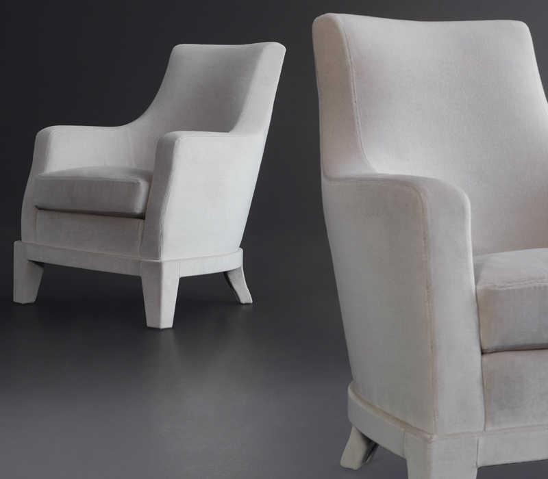 Promemoria | Aziza: Upholstered Beechwood Armchair