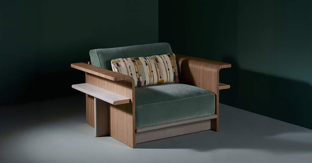 Chiswick, a designer armchair created by David Collins Studio | Promemoria