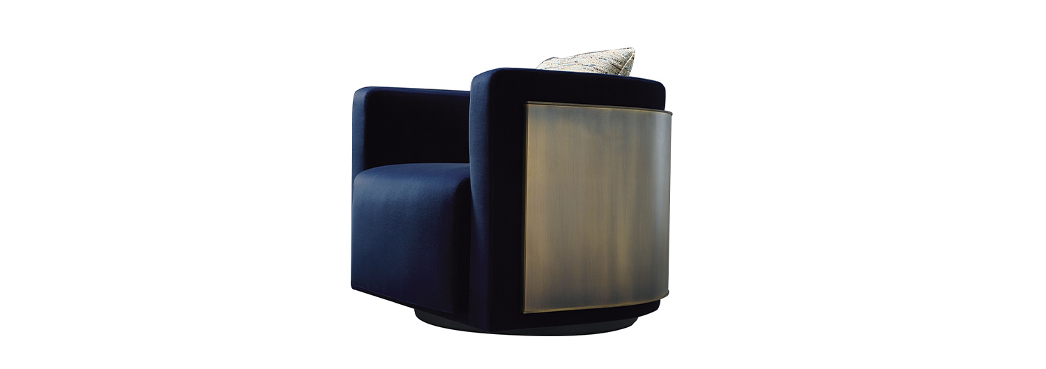 Promemoria | Pervinca: Armchair in Anthracite Oak