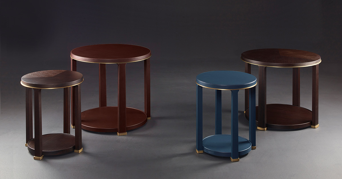 Momus: Small Table and Gueridon in Mahogany | Promemoria